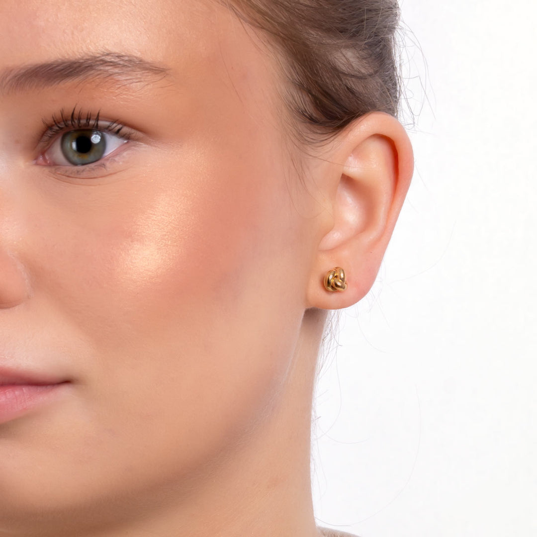 Kultaiset Solmu korvakorut | Taika-korut